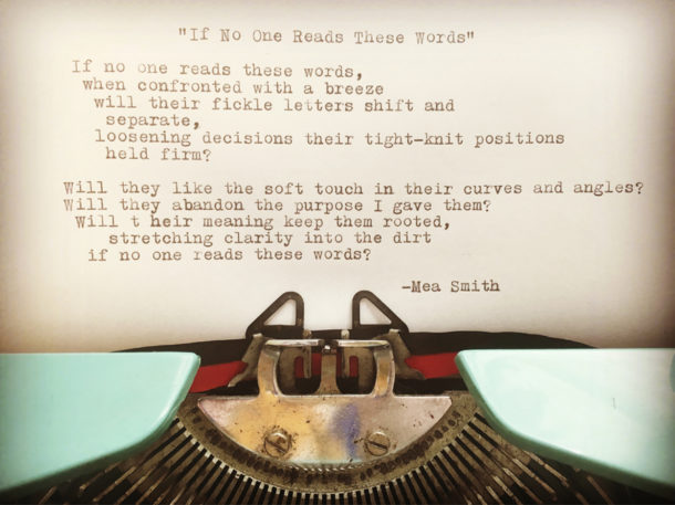 Chat with Poet Mea Smith - Joy E. Rancatore
